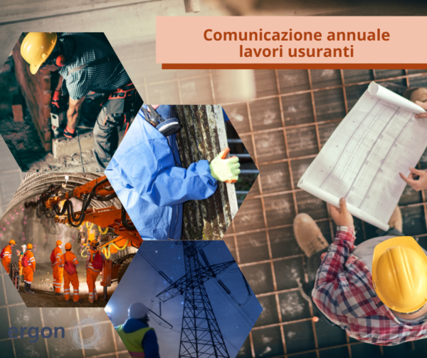 Comunicazione annuale lavori usuranti - Ergon Stp